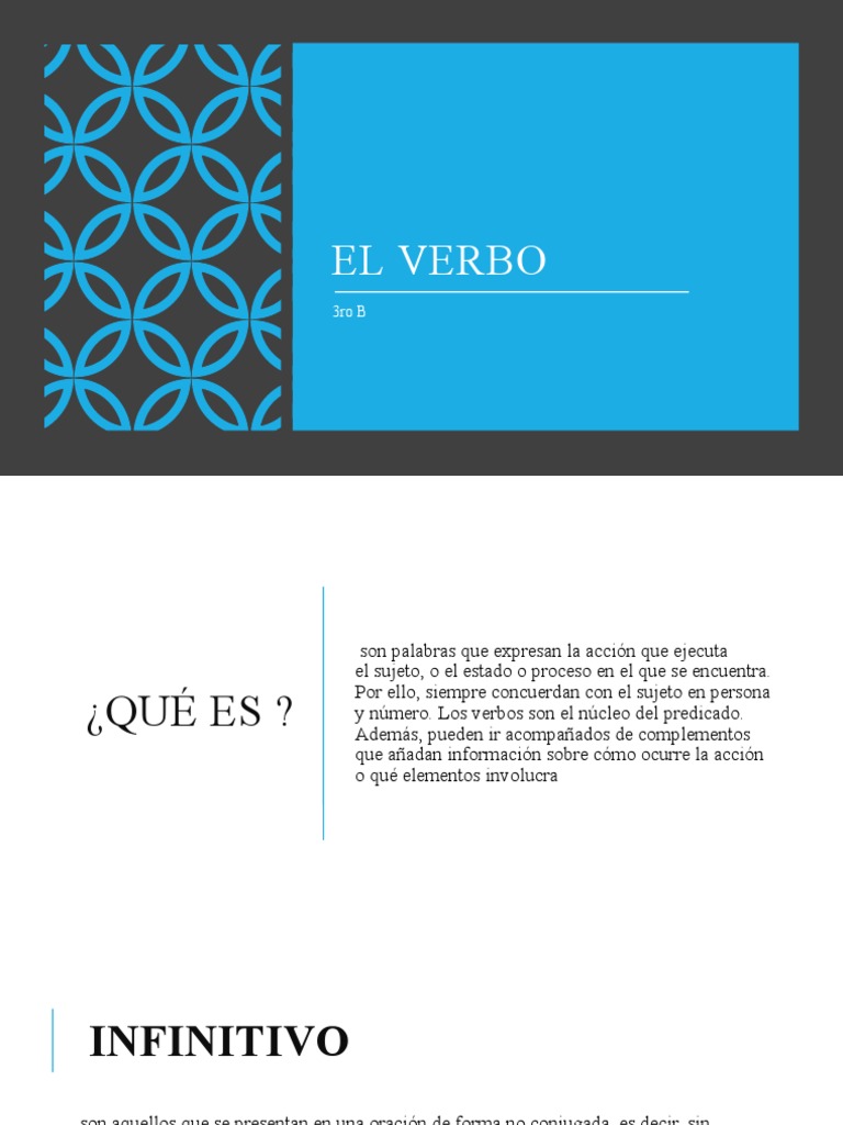 El verbo | PDF