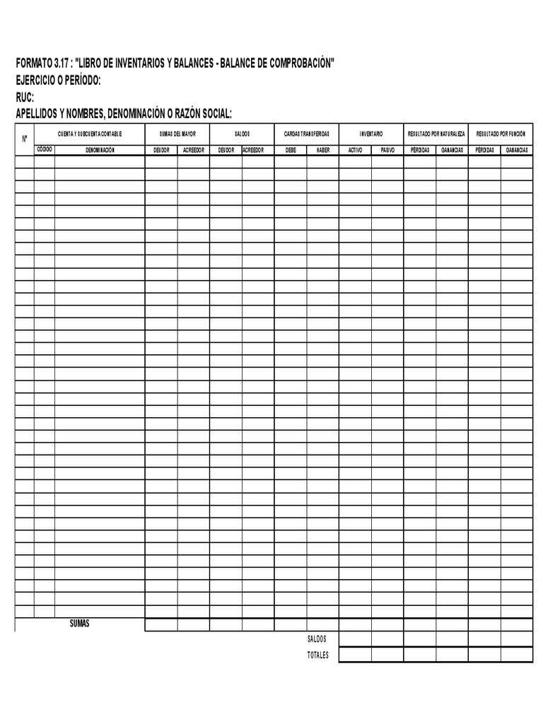 Balance de Comprobacion | PDF