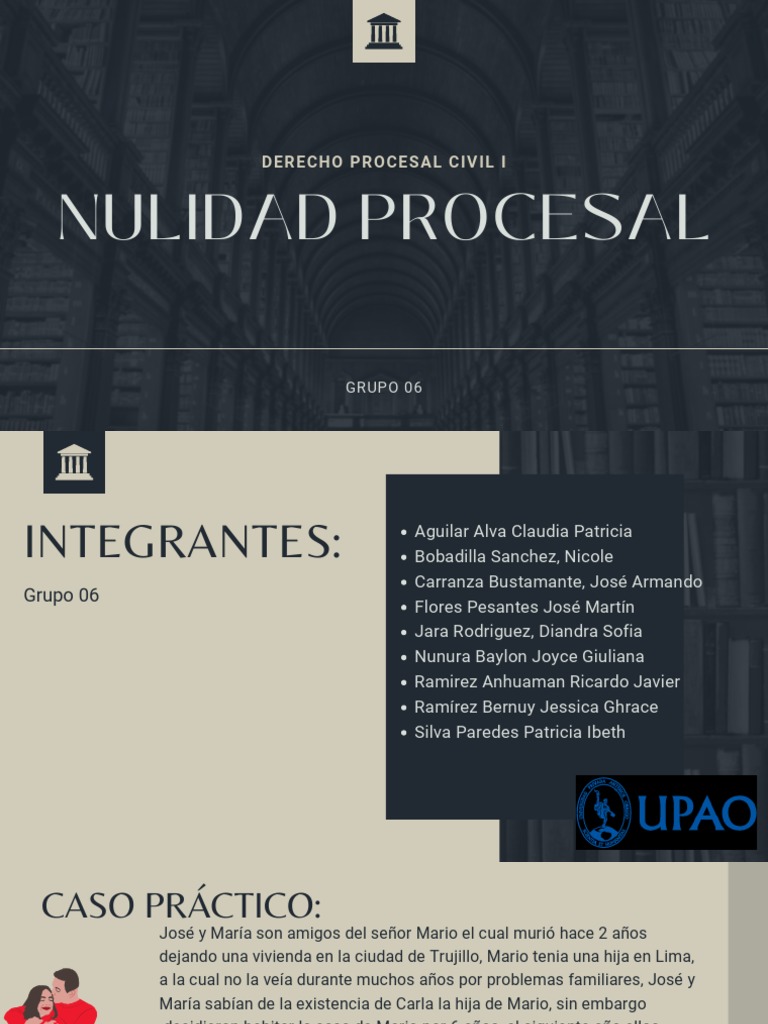 Nulidad Procesal | PDF | Ley procesal | Nulo (ley)