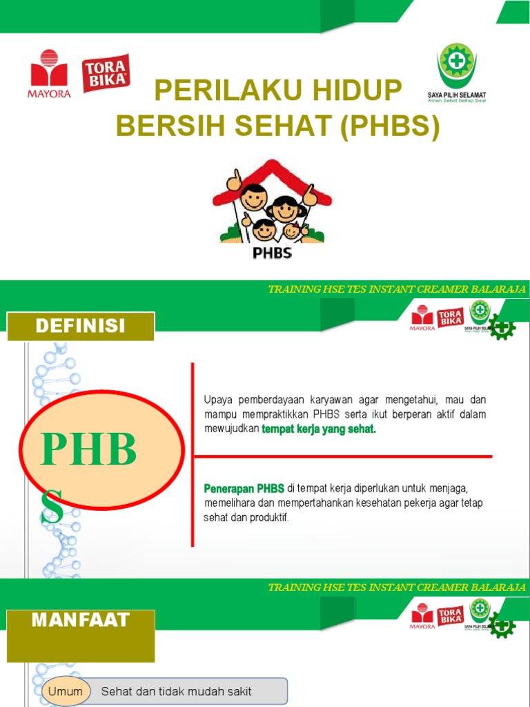 Training PHBS-2 | PDF | Kesehatan Holistik