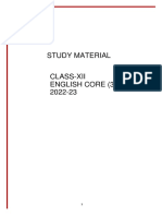 Class 12 English Core Exam Ideas 2025 26 CBSE | PDF