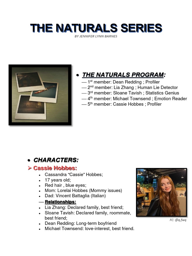 The Naturals - Jennifer Lynn Barnes | PDF