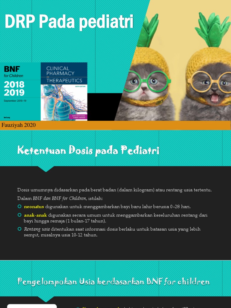 DRP Terkait Terapi Obat Pada Pediatri | PDF