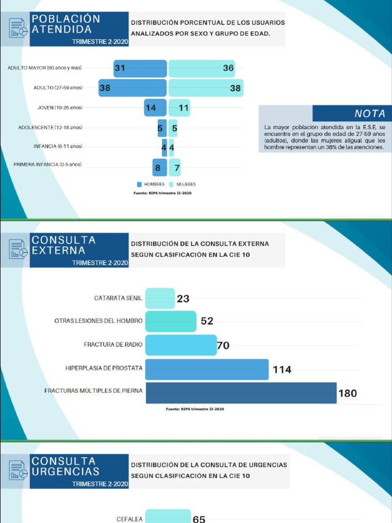 Informe Estadistico Salud | PDF | Informática de salud | Ciencias de la ...