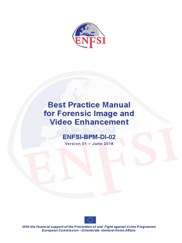 Best Practice Manual For Forensic Image and Video Enhancement | PDF | Data Compression ...