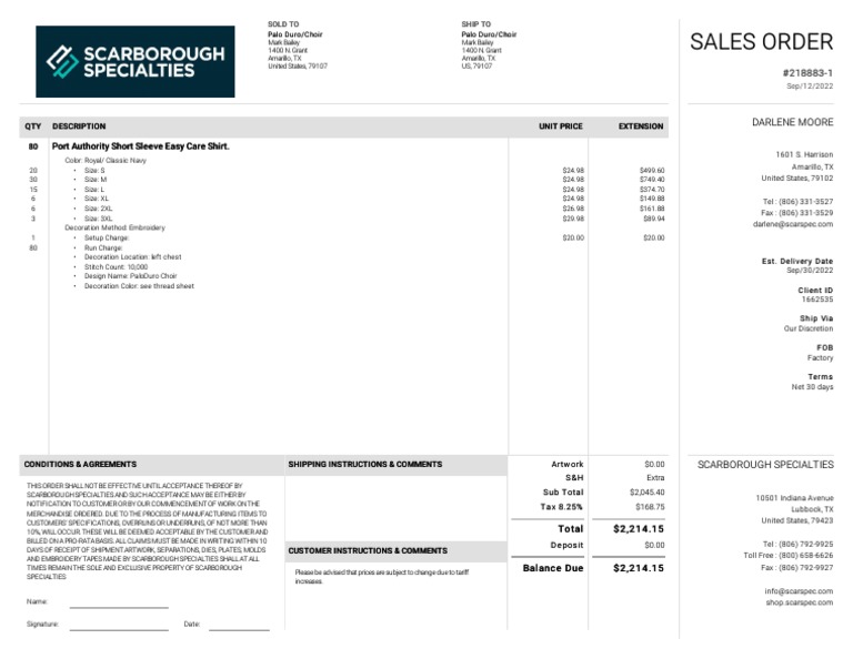 Salesorder 218883 1 Pdf