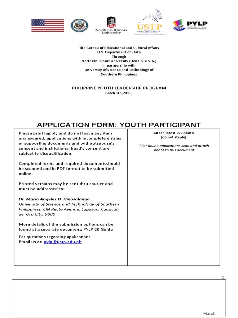 Philippine Youth Leadership Program 2023 | PDF | Computing
