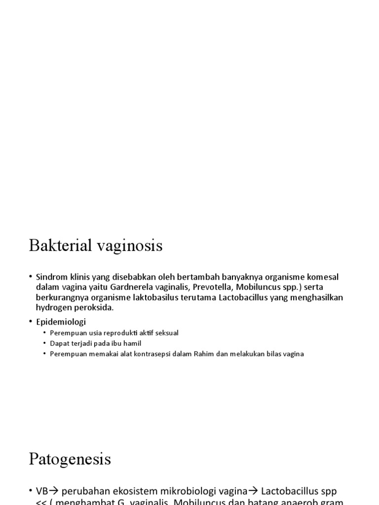Panduan Lengkap Bakterial Vaginosis dan Kandidiasis | PDF