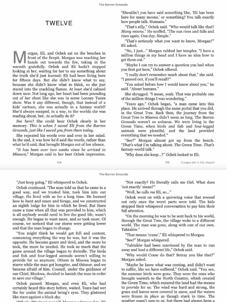 Ch.12, The Barren Grounds | PDF