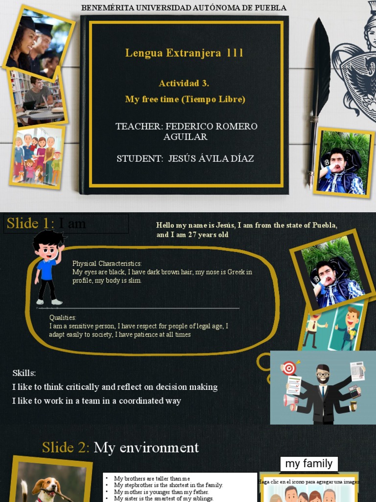 Actividad 3. My Free Time (Tiempo Libre) | PDF