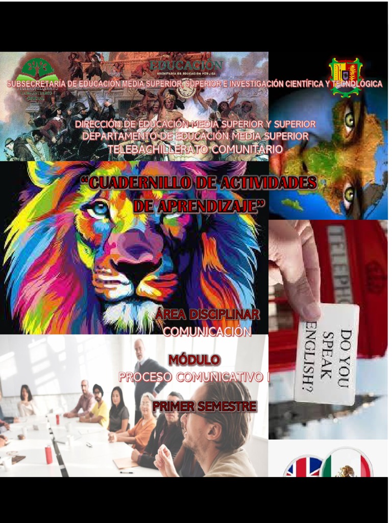 TBC_P1-1er SEM Cuadernillo Estudiante-comunicacion y arte | PDF | Comunicación | Comunicación no ...