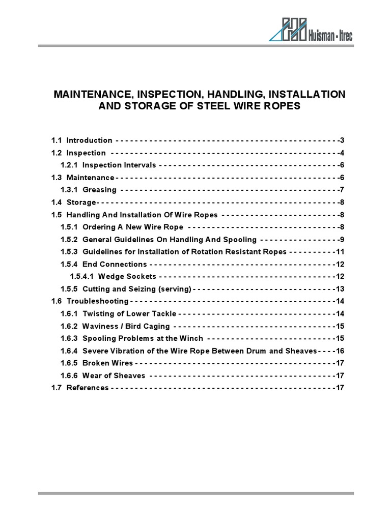 Steel Wire Ropes | Download Free PDF | Wire | Rope