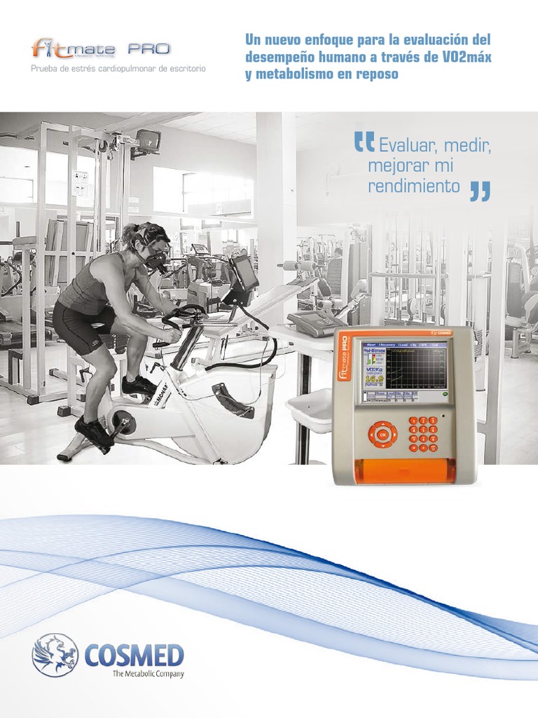 Cosmed Fitmate Pro Sistema Ergoespirometria VO21 1 | PDF