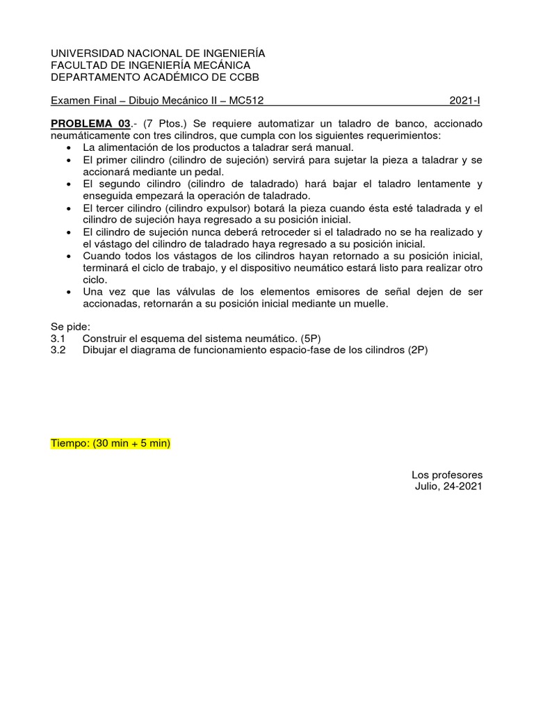 Mc512-Ef-Problema 3 2021-1 | PDF