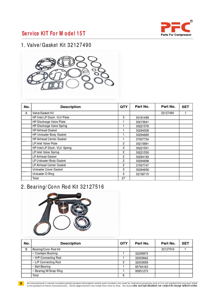 Bearing-Conn Rod Kit IR COMP | Download Free PDF | Vehicle Parts ...