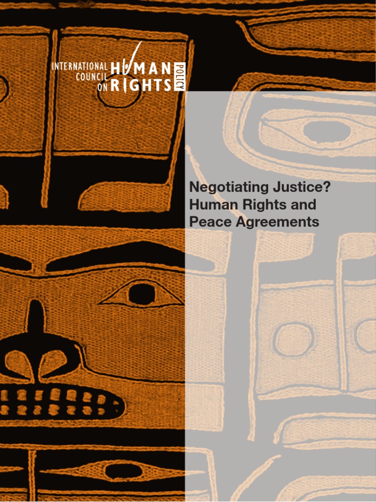 Negotiating Justice? Human Rights and Peace Agreements | PDF ...