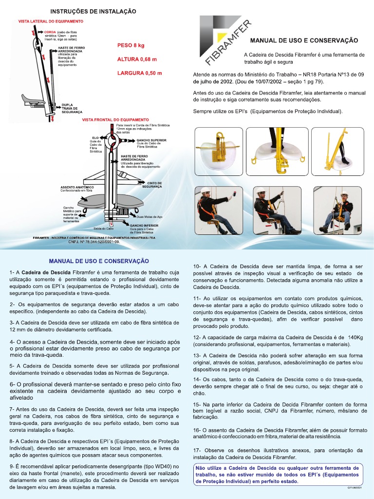 Manual Cadeira Suspensa | PDF