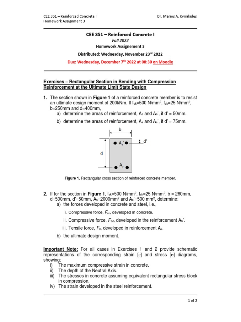 Design of Rectangular and Flanged Reinforced Concrete Sections under Bending with Compression ...