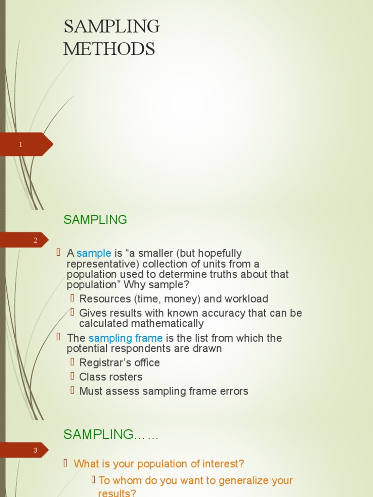 Sampling | PDF | Sampling (Statistics) | Stratified Sampling Sampling | PDF | Sampling (Statistics) | Stratified Sampling