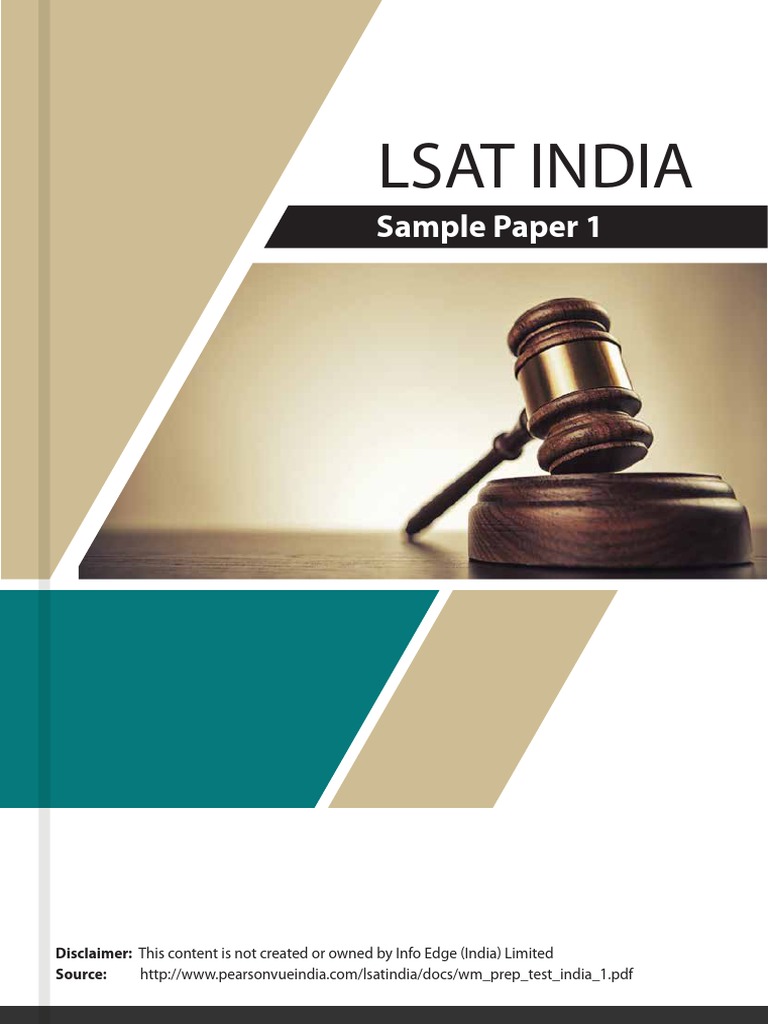 LSAT Model Paper | PDF | Law School Admission Test | Test (Assessment)