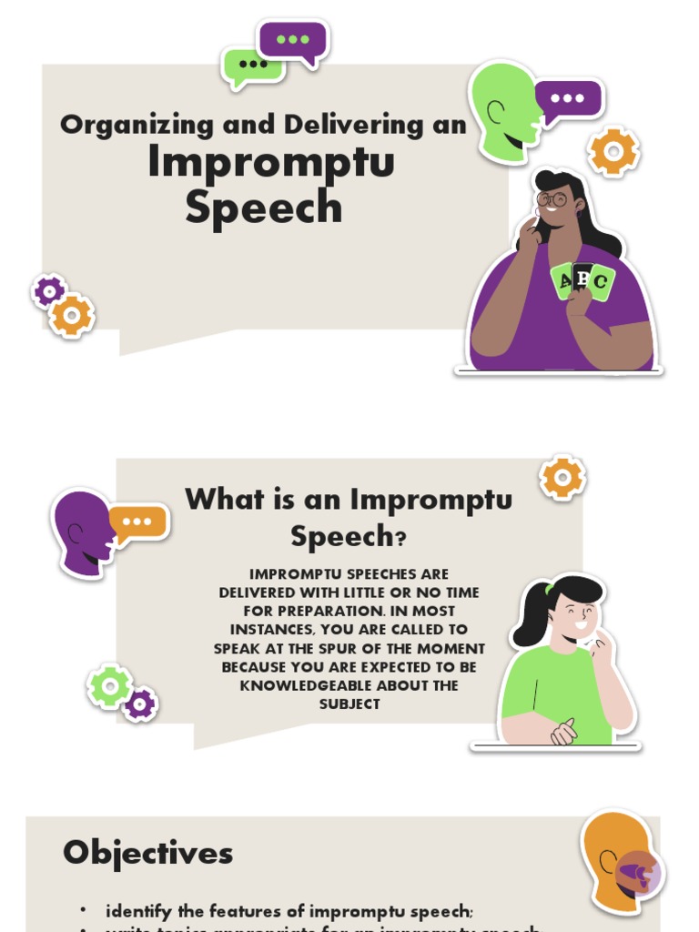 Impromptu and Extempo | PDF | Learning | Educational Technology