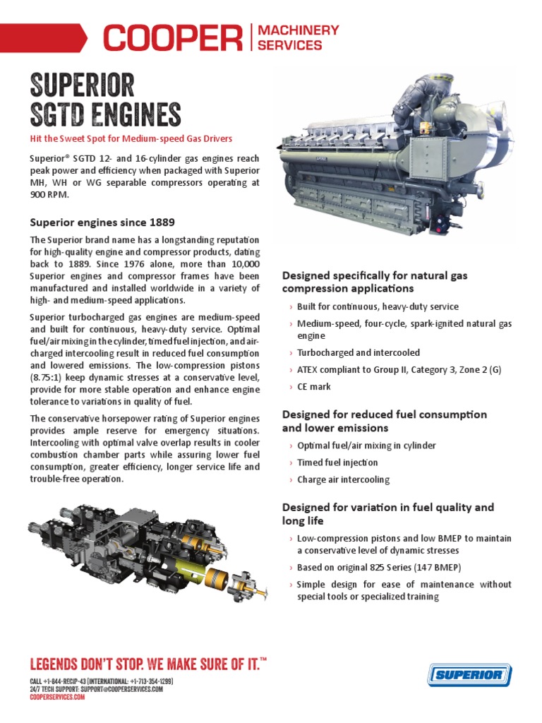 SPE20012 Superior SGTD Engines r1 Web | PDF | Engines | Turbocharger