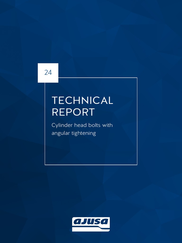 Angular Tightening of Cylinder Head Bolts | PDF | Mechanical ...