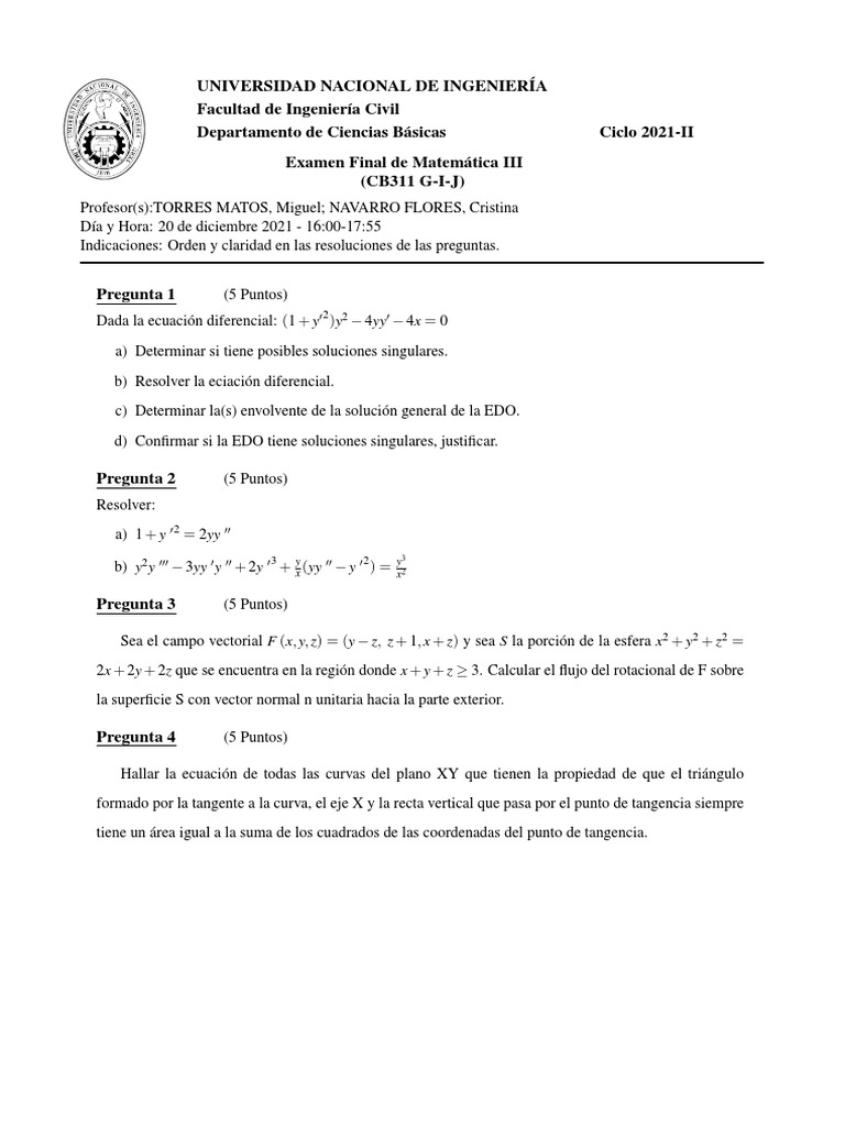 ExamenFinal CB311 21-2 | PDF