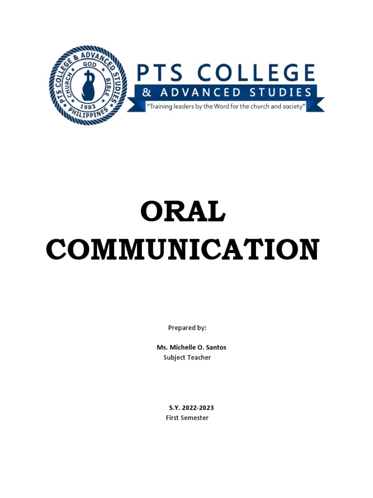 Oral Communication WEEK 9 11 | PDF | Cognition | Human Communication