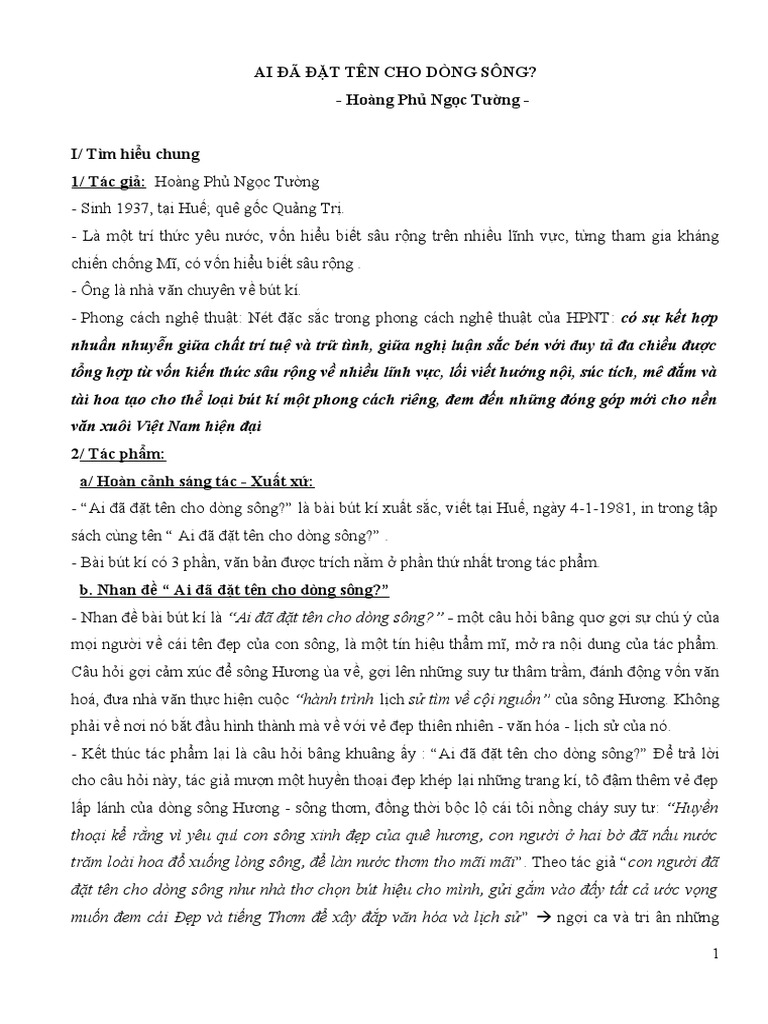 Ai Da Dat Ten Cho Dong Song | PDF