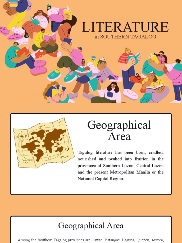 Southern Tagalog Literary Heritage | PDF | Tagalog Language | Metro Manila