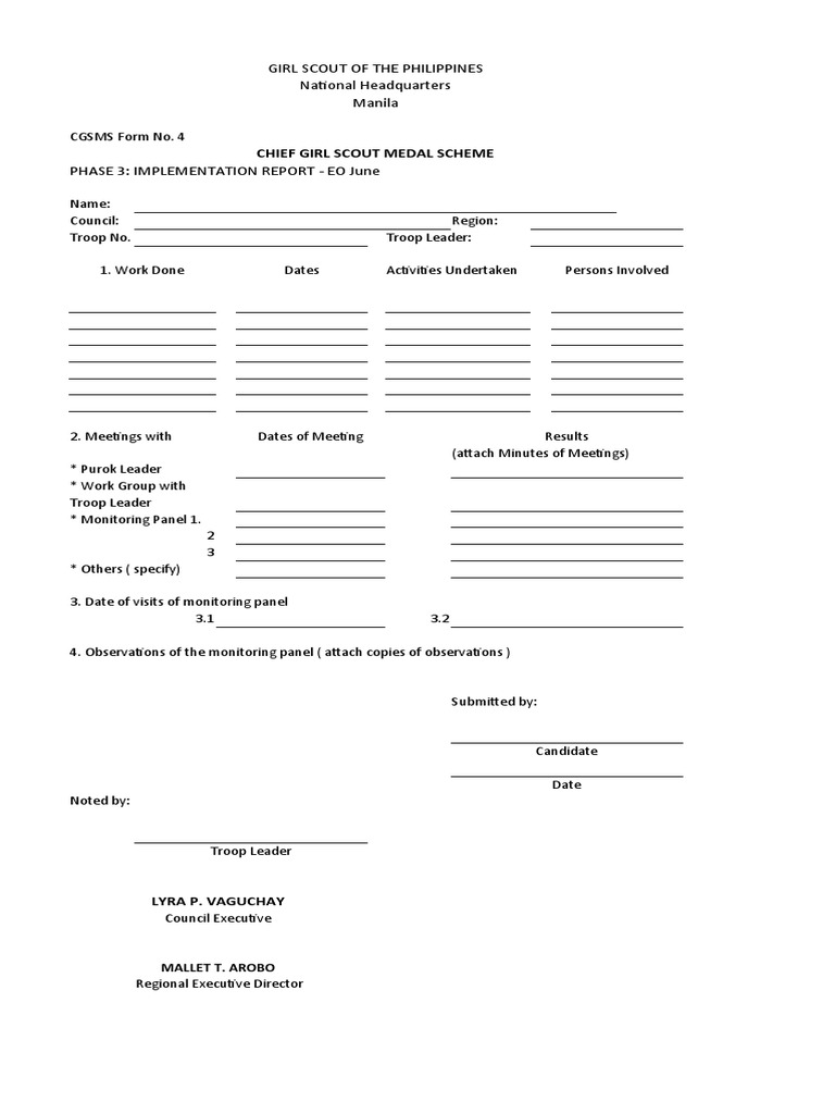 GSP Forms | PDF