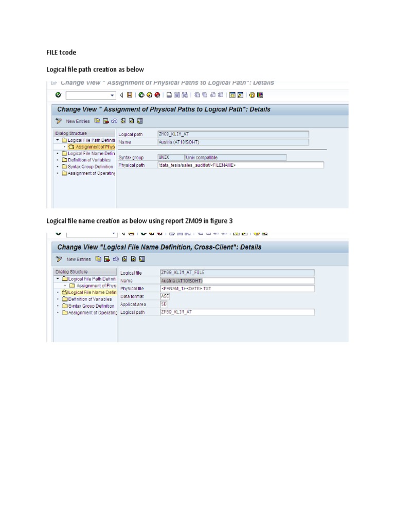 Logical File Path and Logical File Name Creation | PDF