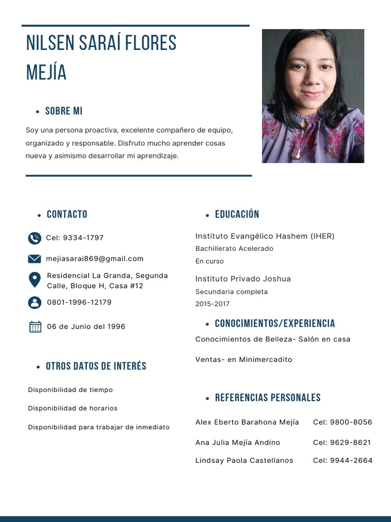 Nilsen Flores CV | PDF