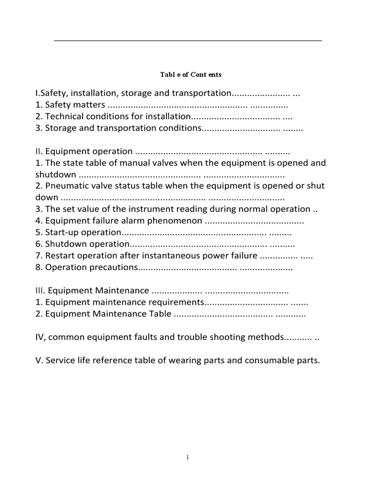 Oxygen Plant Operation Manual | PDF | Valve | Zeolite