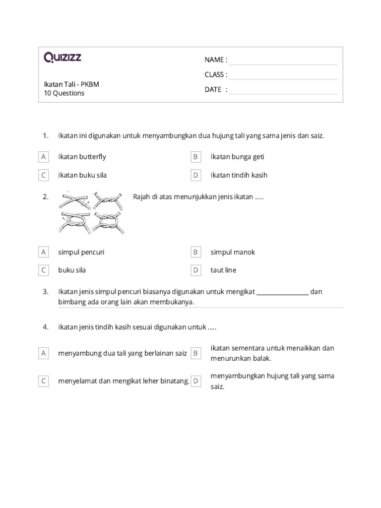 Ikatan Tali - PKBM | PDF