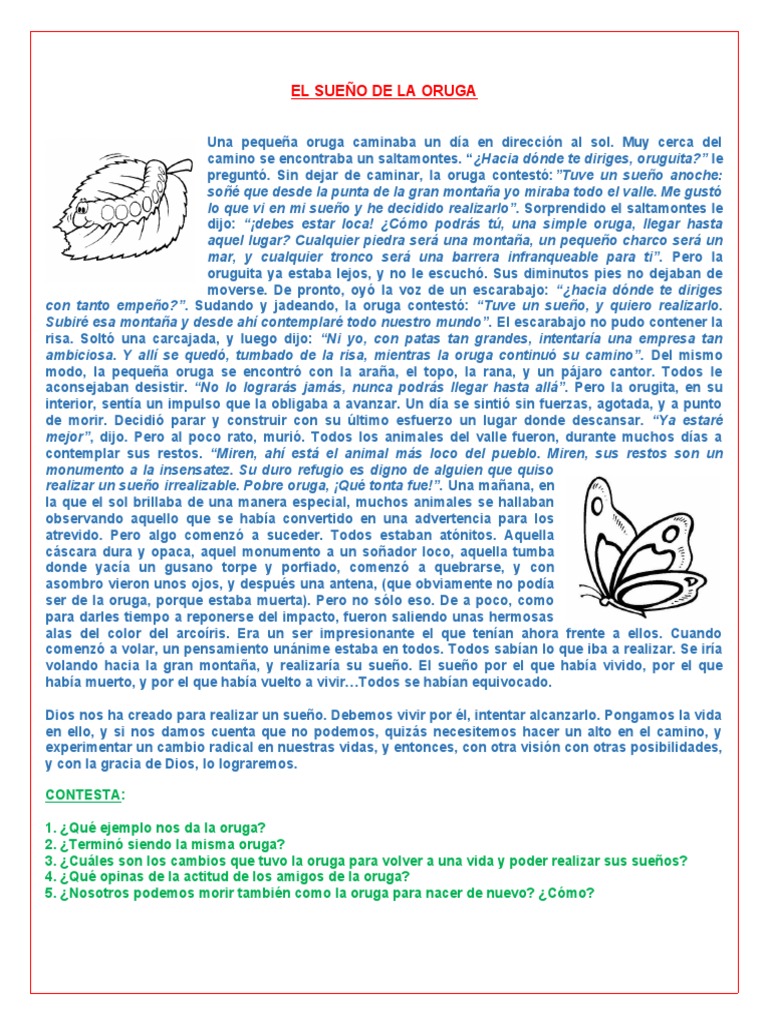 El Sueño de La Oruga | PDF