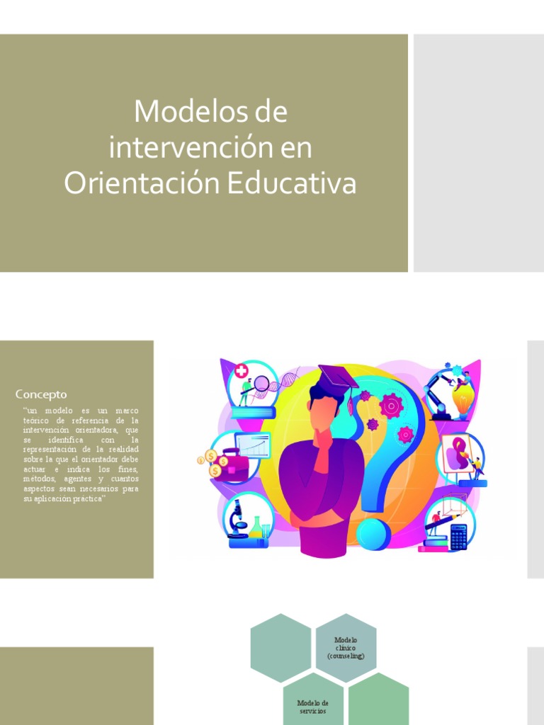 Modelos de Orientación Educativa | PDF | Sicología | Ciencia cognitiva