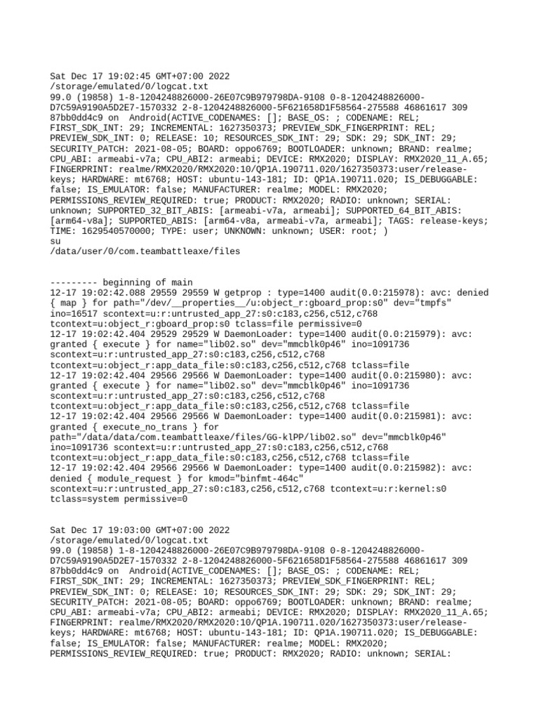 logcat | PDF | Android (Operating System) | Kernel (Operating System)
