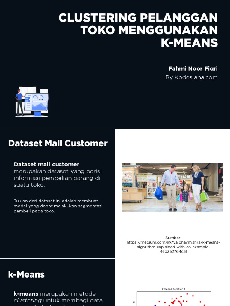 Episode 11 - Clustering Pelanggan Toko Menggunakan K-Means | PDF