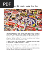 Guía del Guión de Cómics: Formatos y Tips | PDF | Cómics