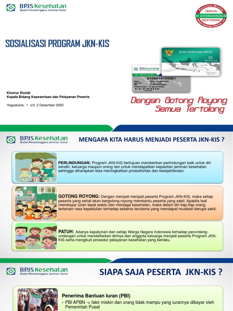 Materi Sosialisasi Program JKN-KIS Standar KP PPU PNS - BPJS-converted-compressed | PDF