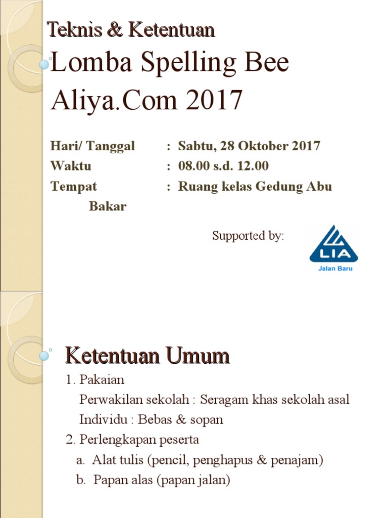 TM Spelling Bee | PDF