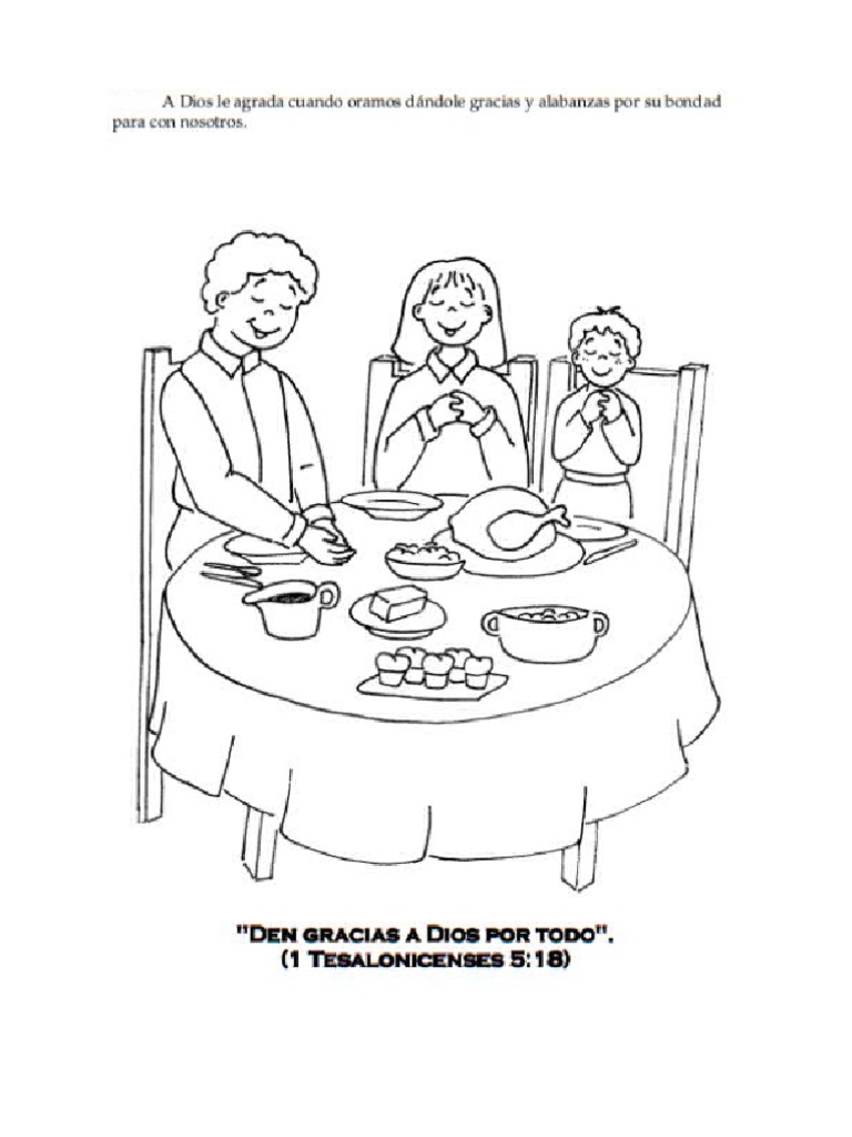 Actividad de Accion de Gracias | PDF