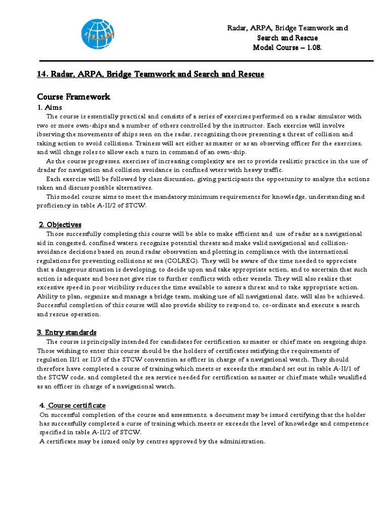 1 08 | PDF | Navigation | Radar