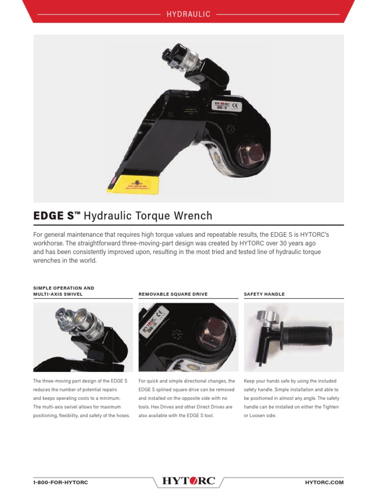 HYTORC EDGE S | PDF | Tools | Equipment
