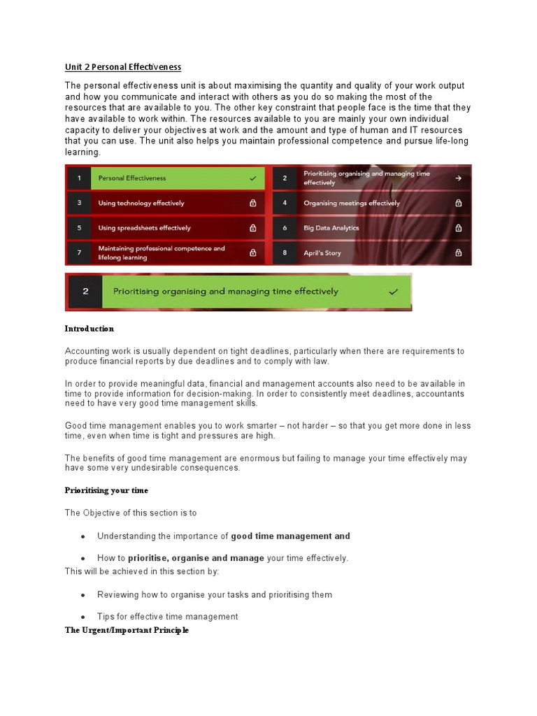 EPSM Unit 2 Personal Effectiveness | PDF | Information Security | Computer Virus