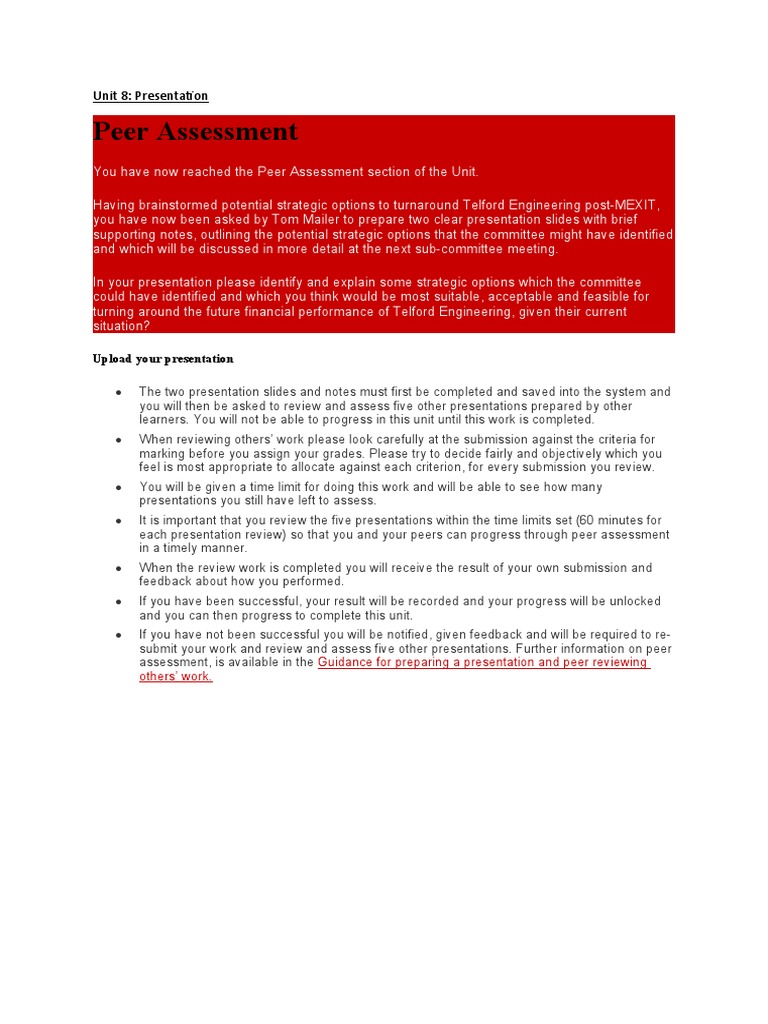 Unit 8 Presentation | PDF