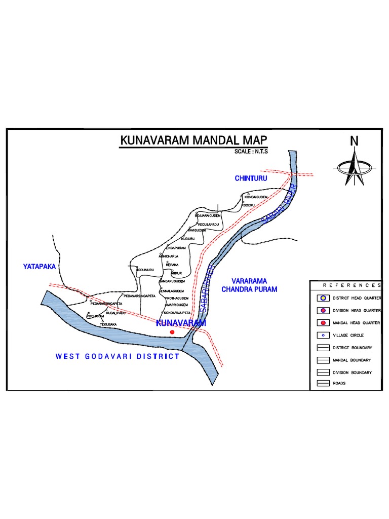 Kunavaram Mandal Map | PDF