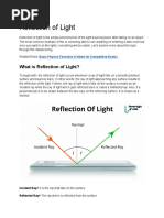 Physics Project On Total Internal Reflection | PDF | Refraction ...